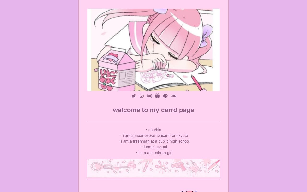 keiko.menhera's carrd